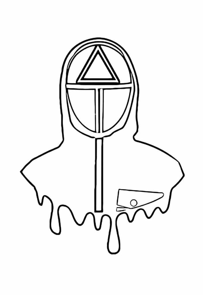 Desenhos da Série Round 6 para Imprimir e Colorir – Lya Tagarela