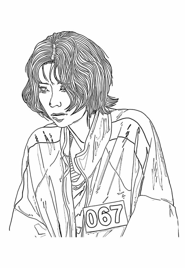 Desenhos da Série Round 6 para Imprimir e Colorir – Lya Tagarela